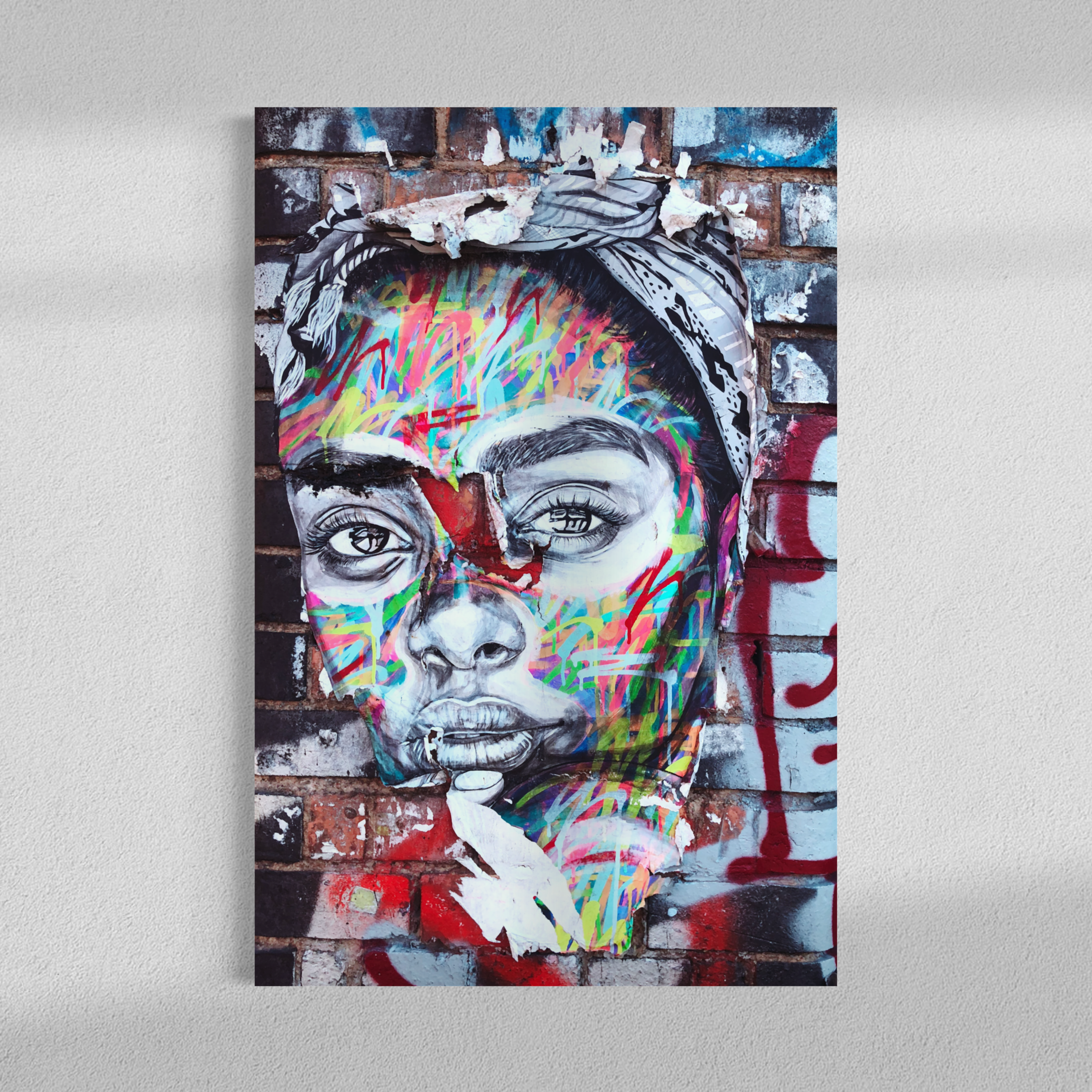Street art portrait – Sly Canvas